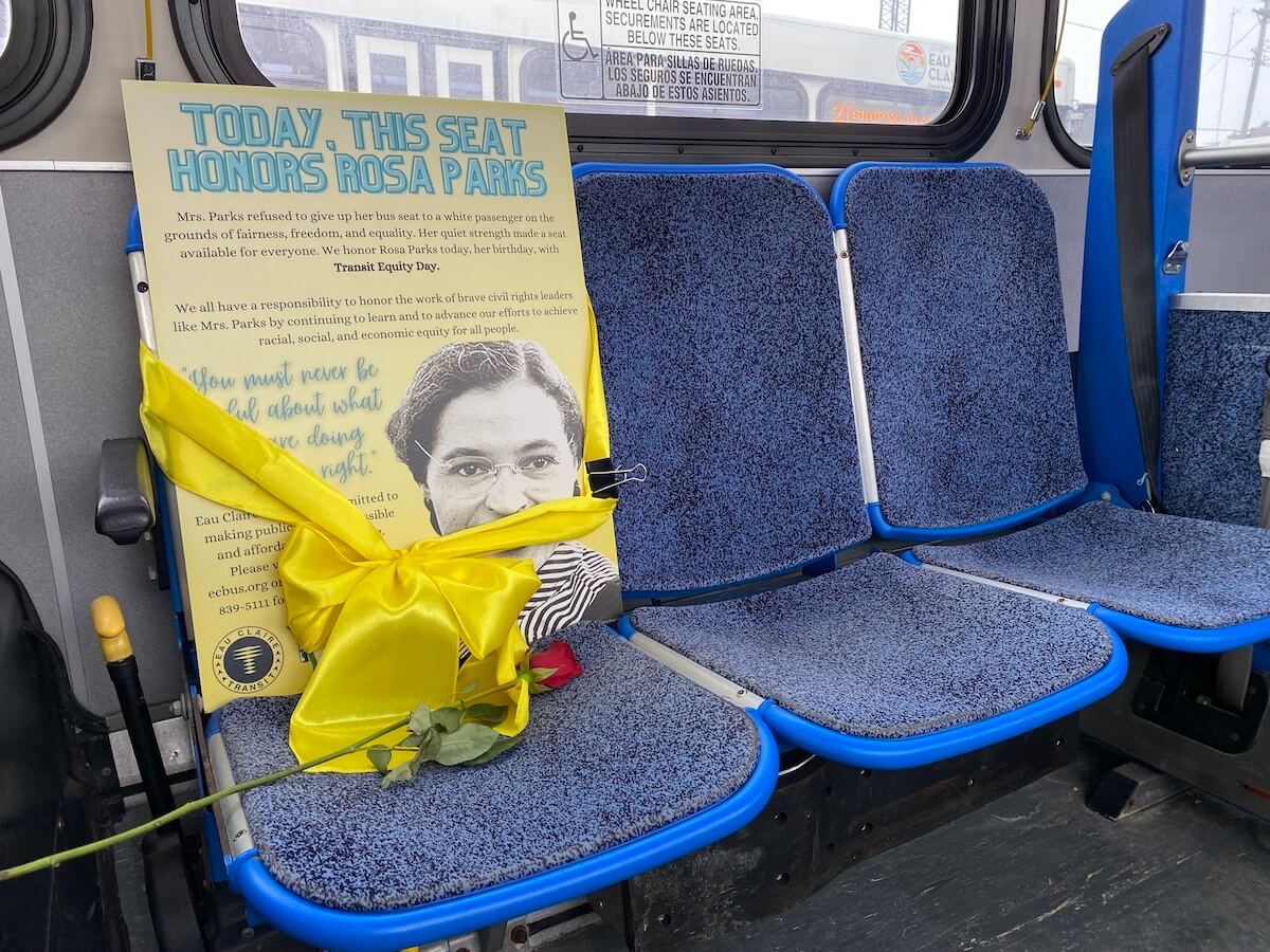 Wisconsin Buses Save a Seat for Rosa Parks - Up North News